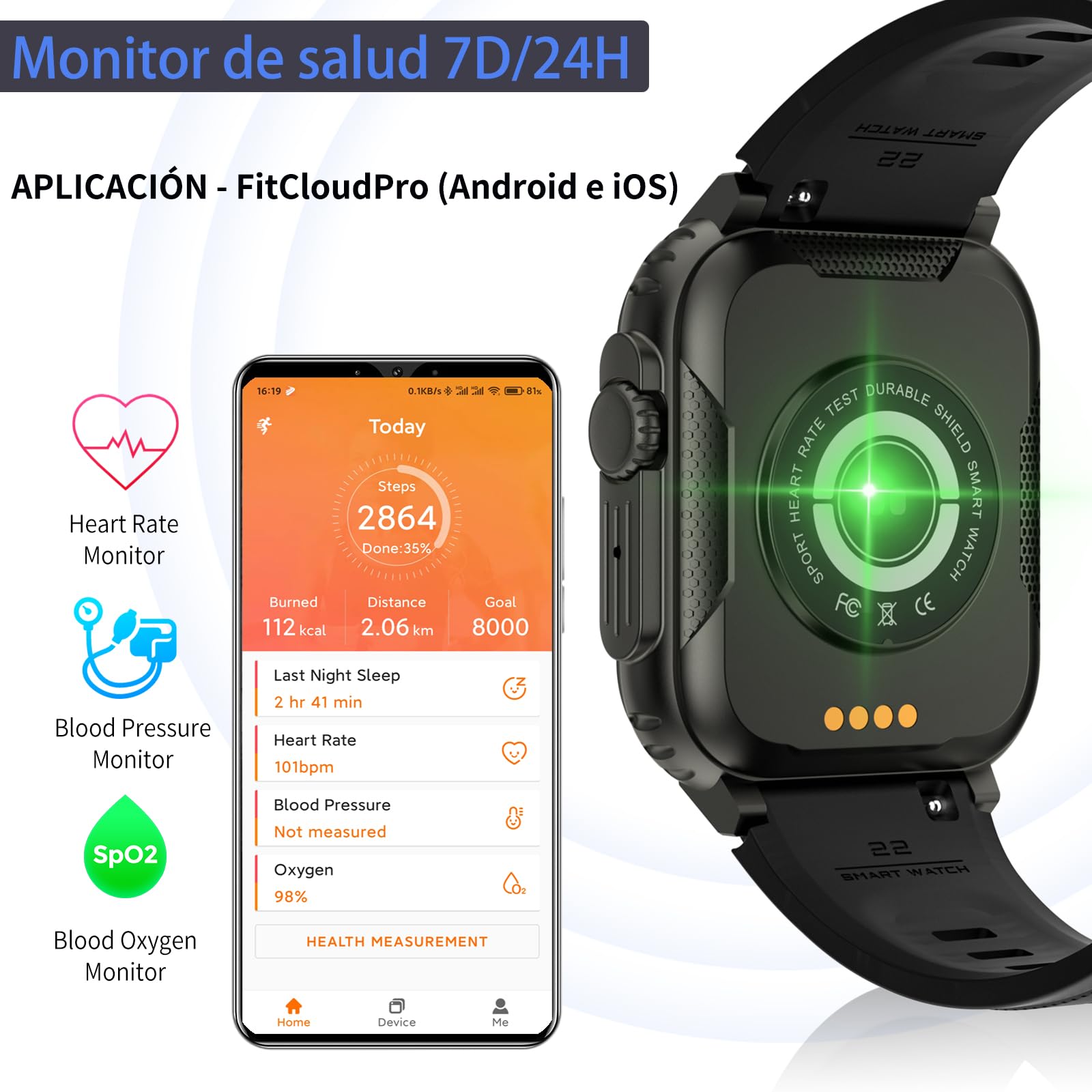 SMARTWATCH LUO ?? Reloj Elegante Y Multifuncional, Muy, 59% OFF