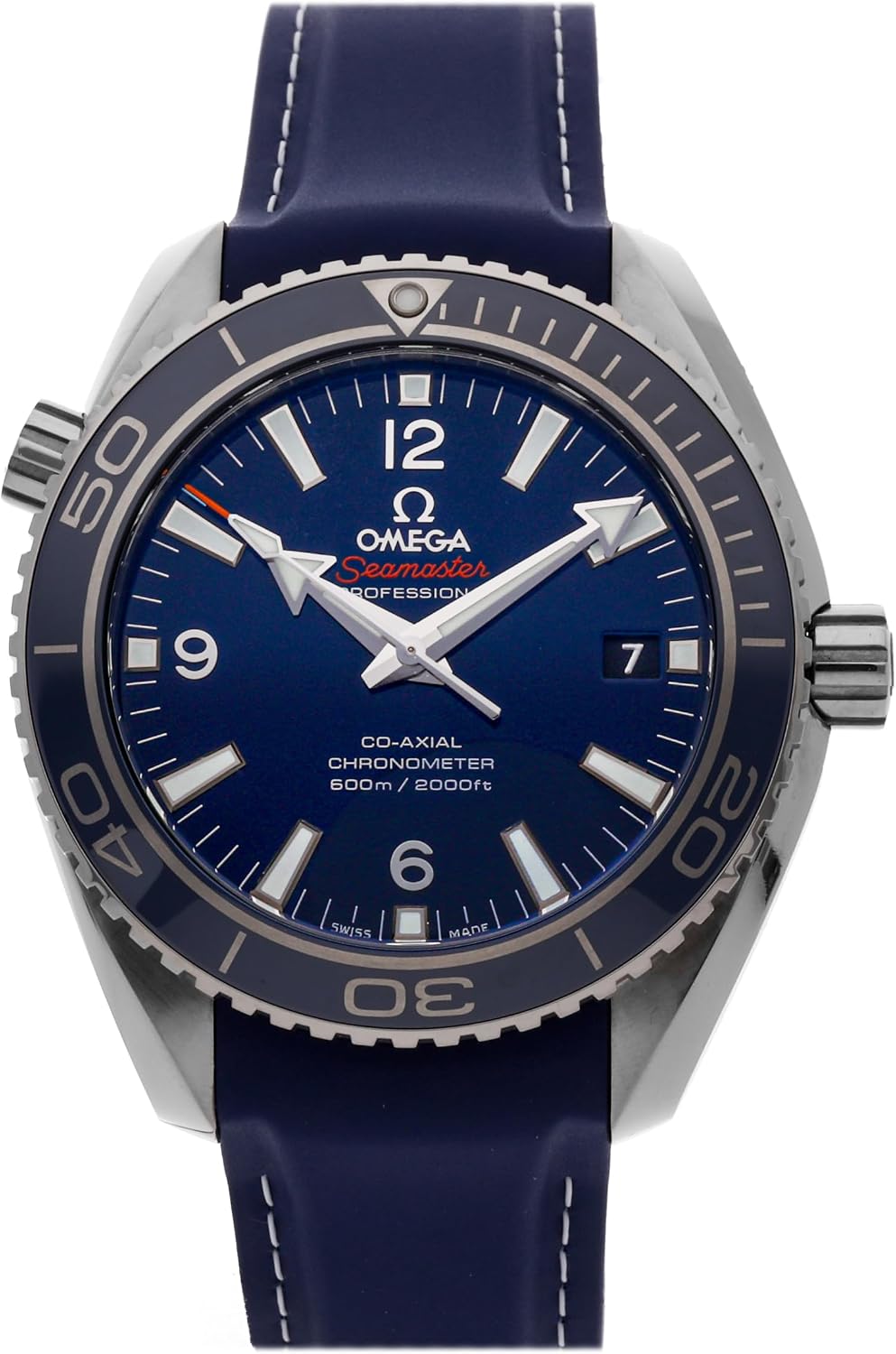 Amazon.com: Omega Pre-Owned Seamaster Planet Ocean 600M 232.92.42.21.03 ...