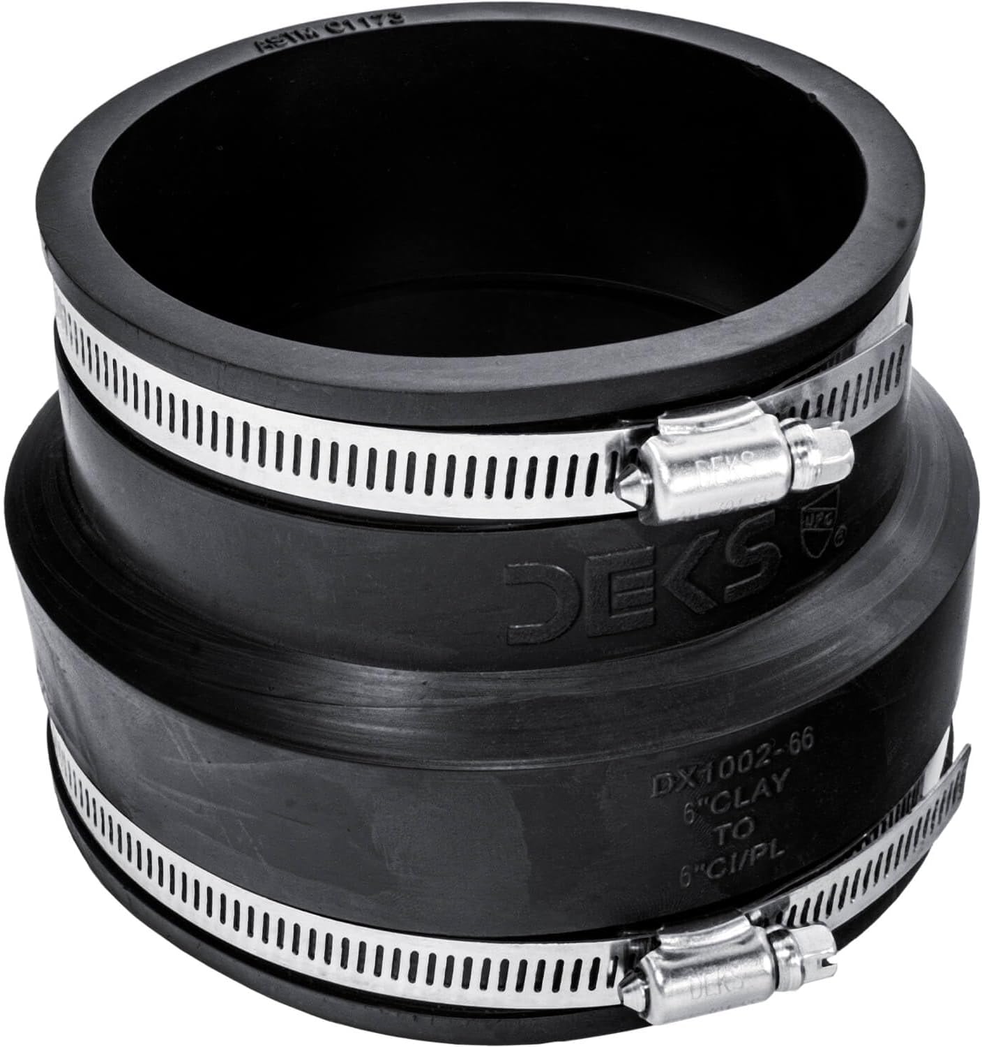 Amazon.com: DEKS Flexible Couplings - Series 1002 6"" x 6"" - DX1002-66SR - Clay to Plastic (PVC ...