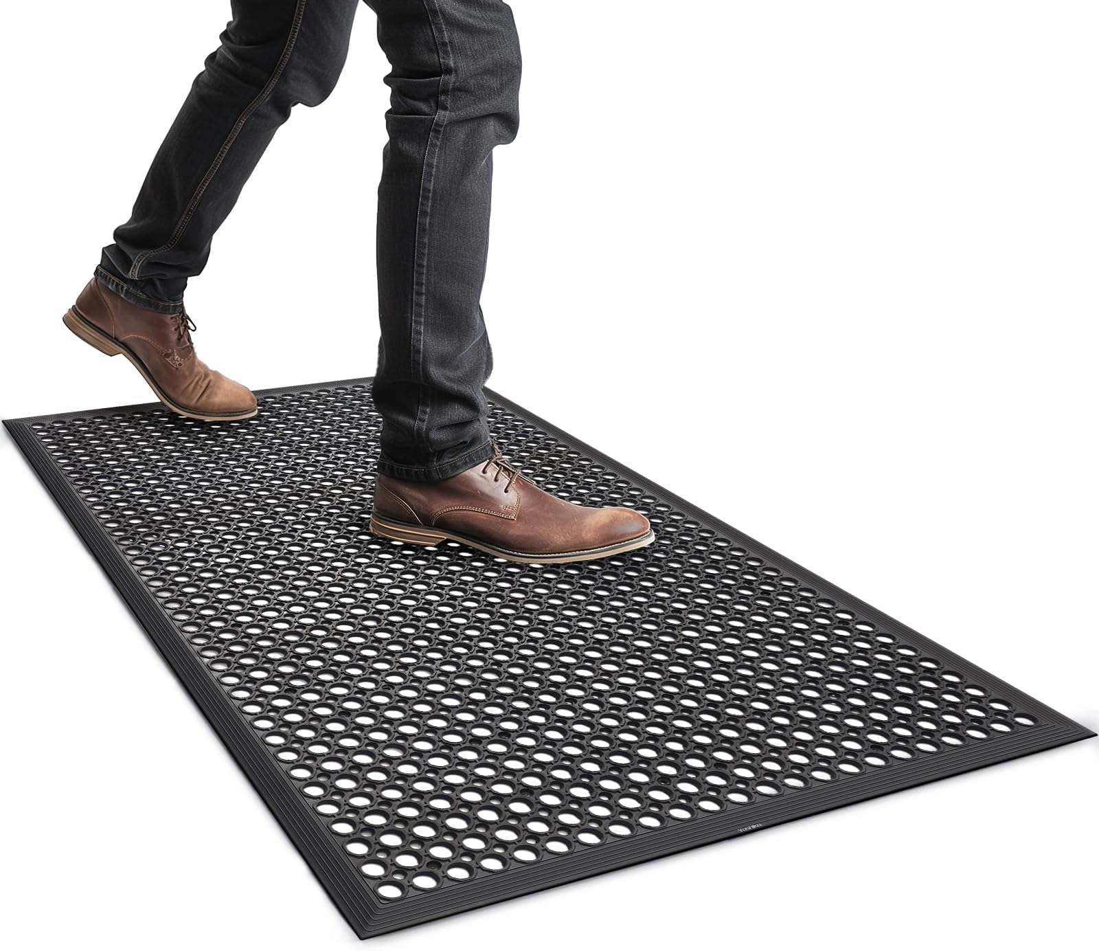 Amazon.com: Anti Fatigue Mat, 36"x60" Rubber Floor Mat, Non-Slip Rubber ...