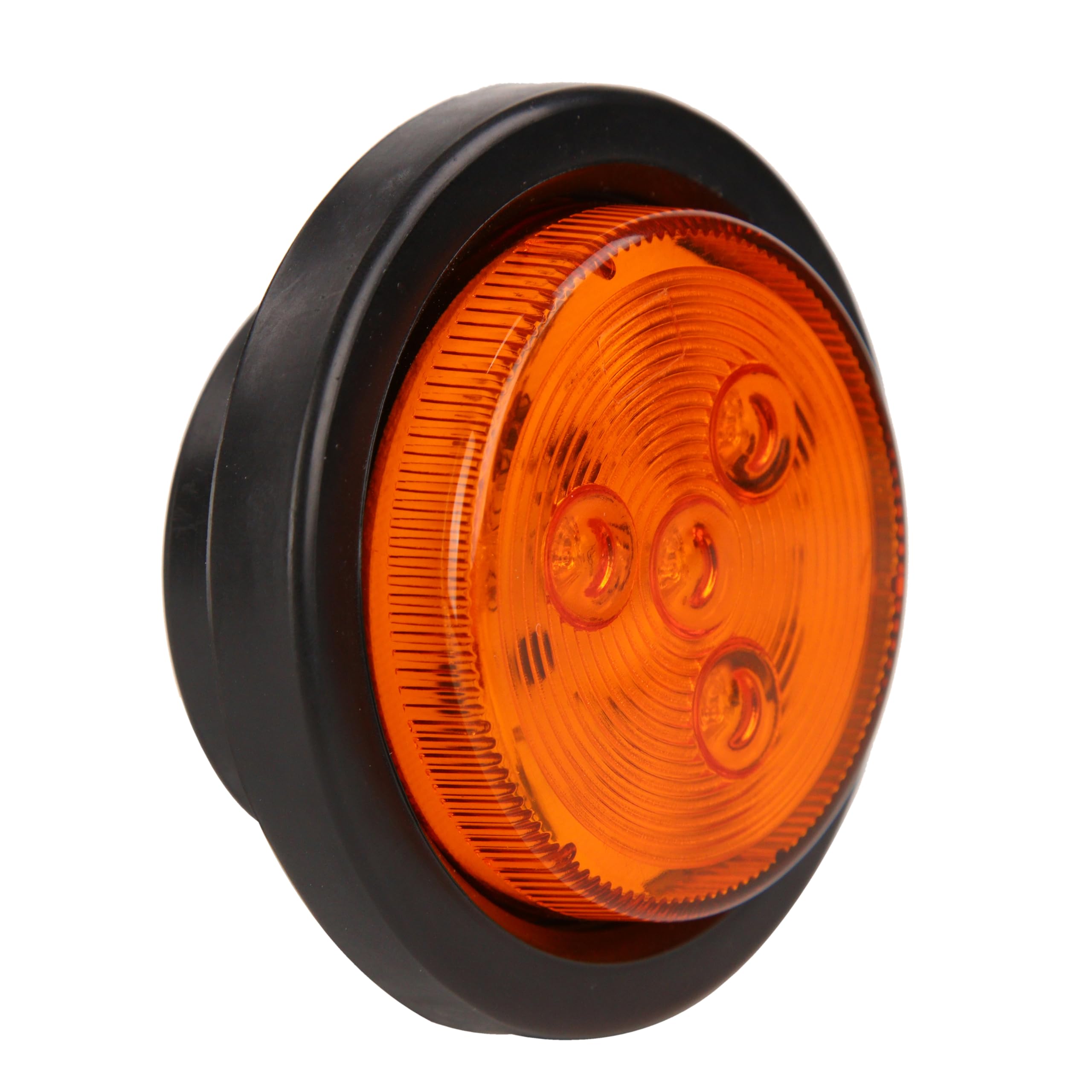 Snapklik.com : NEW SUN 16Pcs Amber 2.5" Round LED Trailer Lights, Side ...