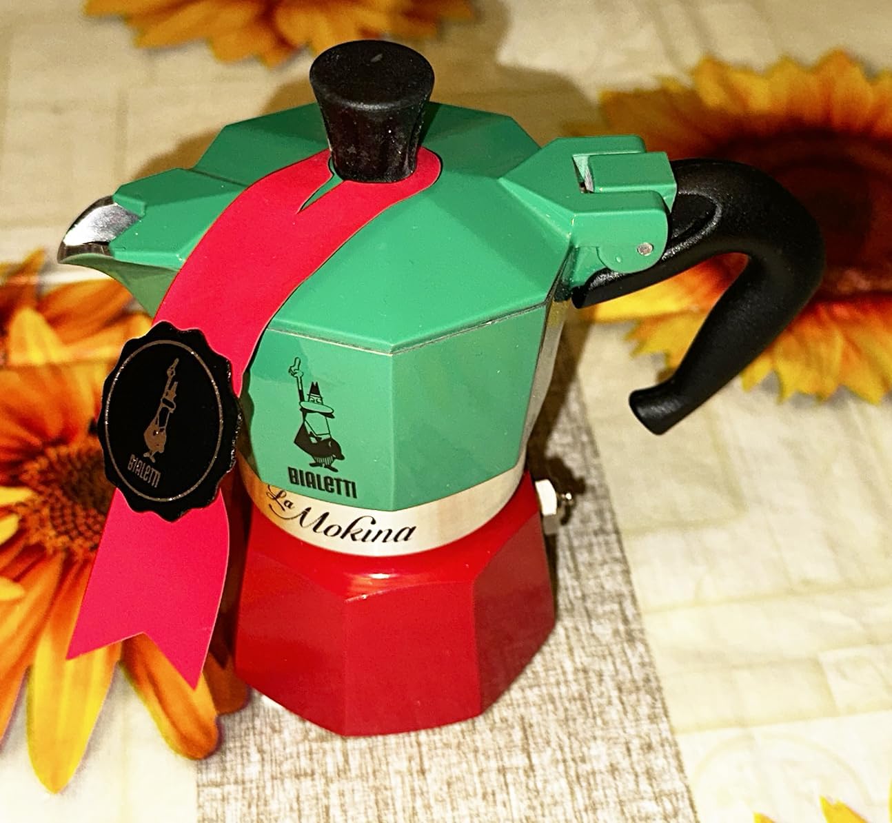Bialetti - Moka Color: iconica macchina per caffè espresso da piano ...