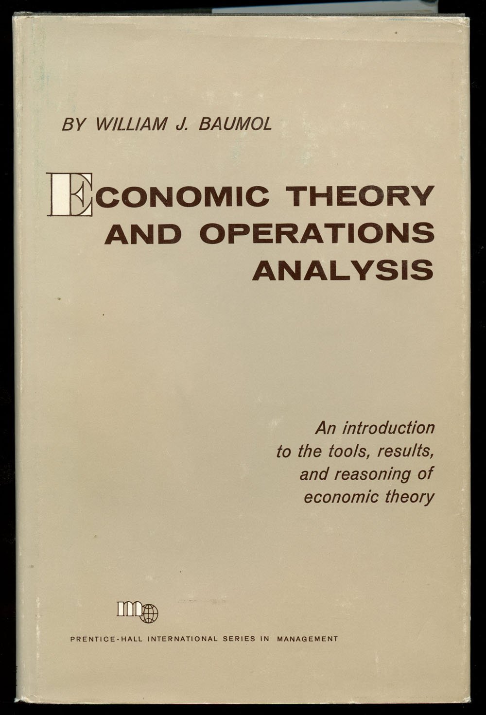 Economic Theory and Operations Analysis: William Baumol: Amazon.com: Books