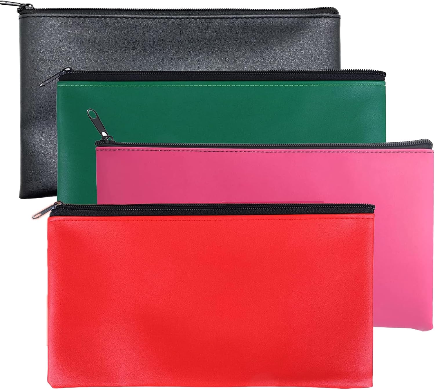 Amazon.com: FITULABO Security Bank Deposit Money Bag with Zipper (4 ...