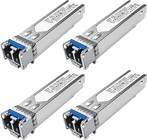 Amazon.com: 4Pack 1.25G SFP LC Module 1000Base-LX Single-Mode ...