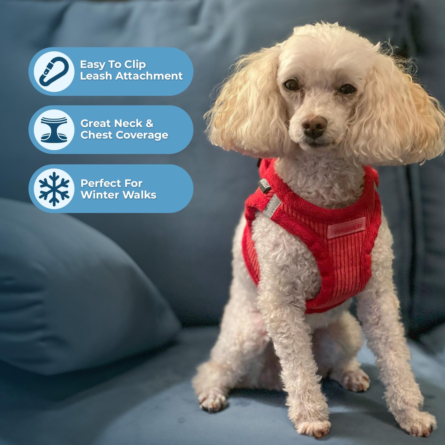 Snapklik.com : Voyager Step-in Plush Dog Harness Soft Plush, Step In ...