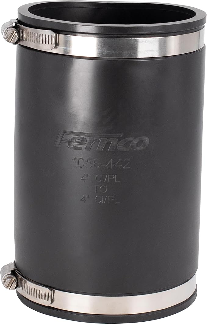 Amazon.com: Fernco XL 1056-442 4-Inch Flexible Pipe Coupling – Extra ...