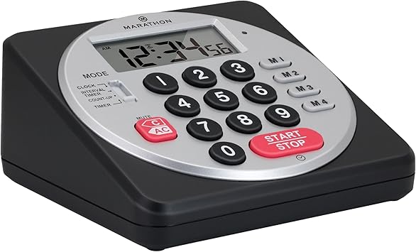 Amazon.com: Marathon 100 Hour Direct Entry Digital Tabletop Timer ...