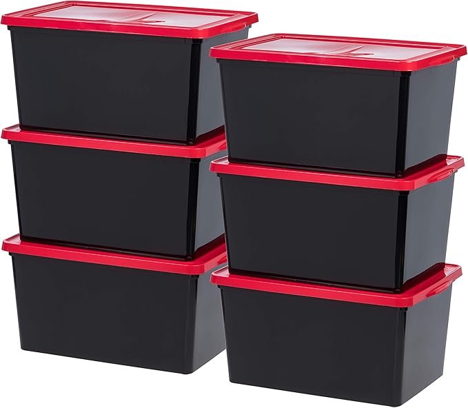 Amazon.com - IRIS 58 Quart Storage Box, 6 Pack