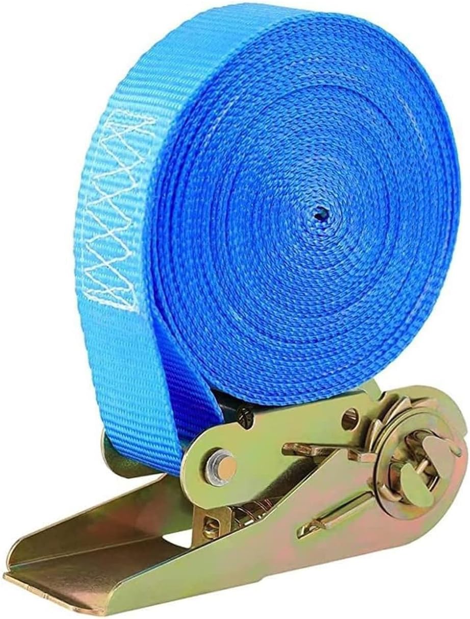 Amazon.com: Ratchet Straps 1000kg(2200lbs) Tensile Force Cargo Tie Down ...