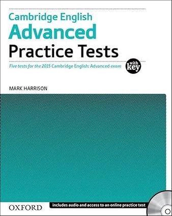 Cambridge English Advanced Practice Test with Key Exam Pack 3rd Edition ...