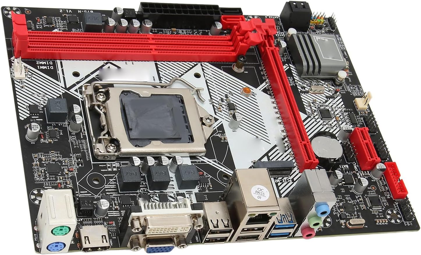 Amazon.com: Sanpyl Desktop Motherboard, LGA1155 M ATX B75 H 16GB USB3.0 ...