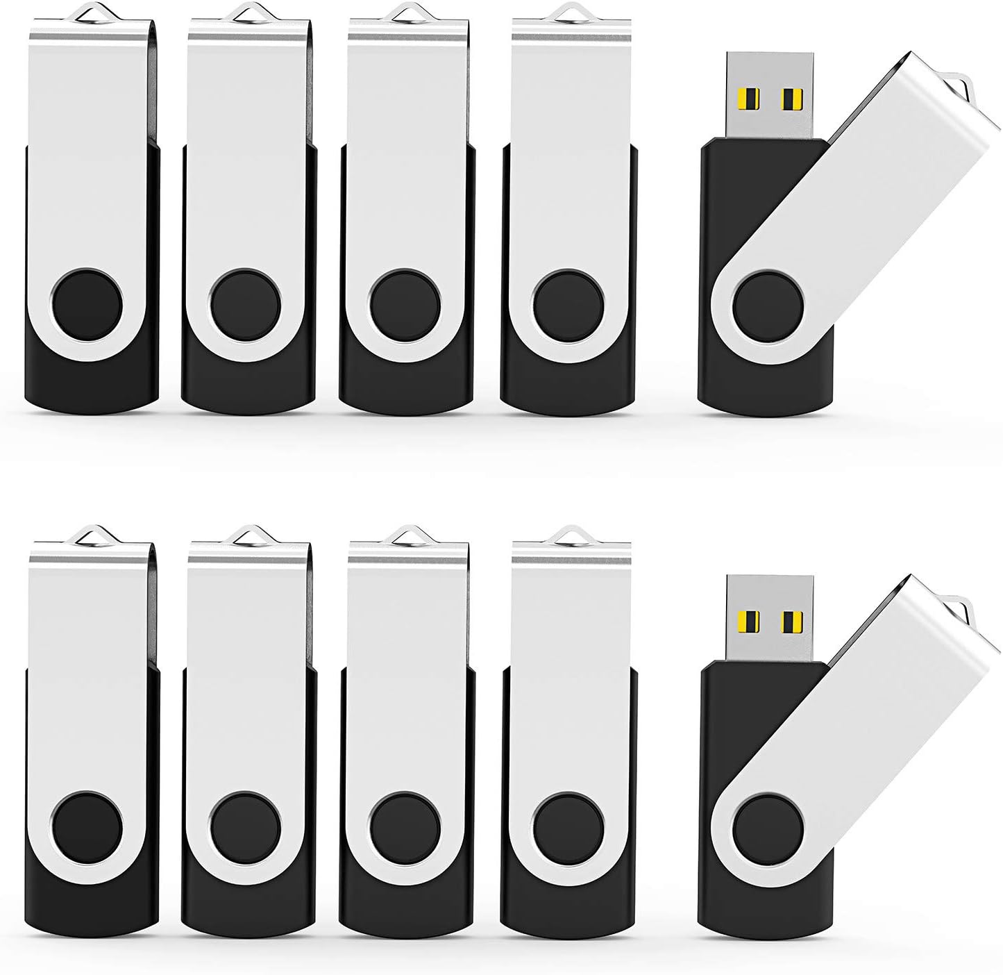Aiibe 32GB 10 Pack USB Flash Drive 32GB USB Stick Bulk USB Drive 2.0 ...