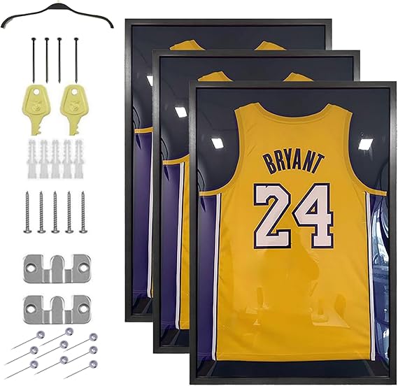 Juego de 3 piezas con marco de jersey de acrílico antidecoloración ...