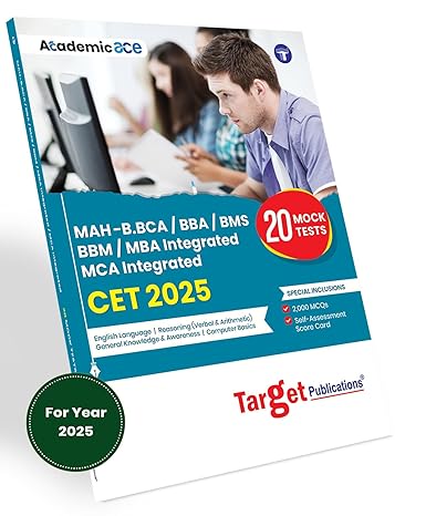 MAH CET BBA/BMS/BBM/B.BCA/MBA & MCA Integrated Exam Prep Book 2025 ...