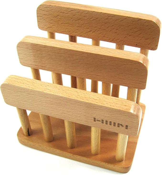 Amazon.com: LENITH Wooden Dual Cutting Board Rack Chopping Board ...