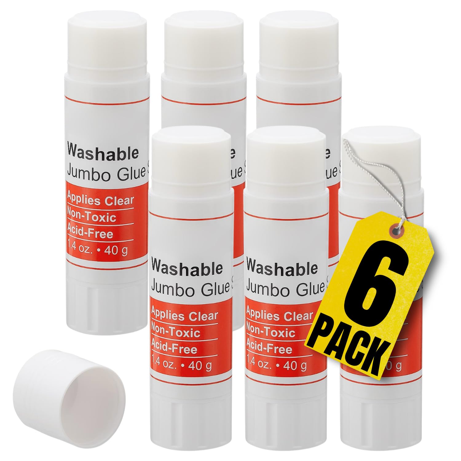 Amazon.com: 1InTheOffice Jumbo Glue Sticks, Kids Glue Sticks, School ...
