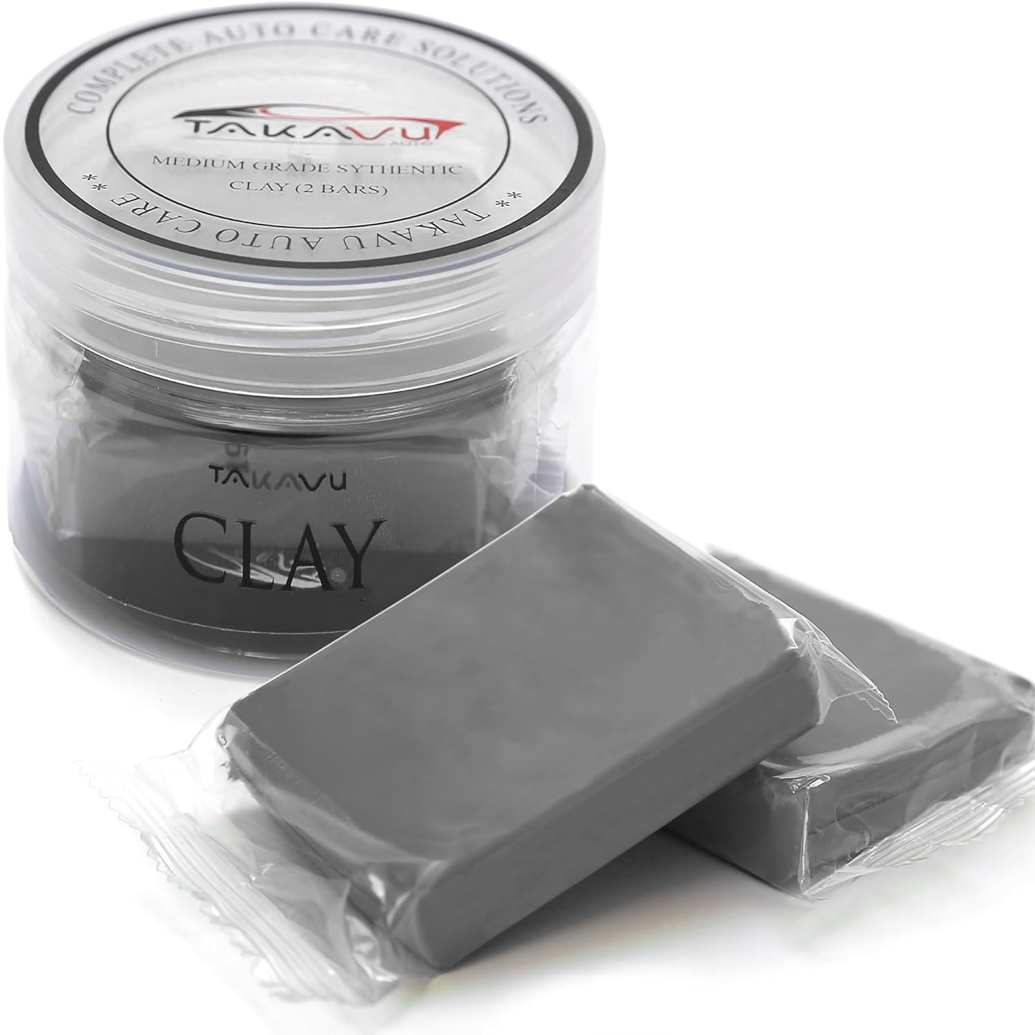 Amazon.com: TAKAVU Car Clay Bars Auto Detailing 2 Pack 100g, Premium ...
