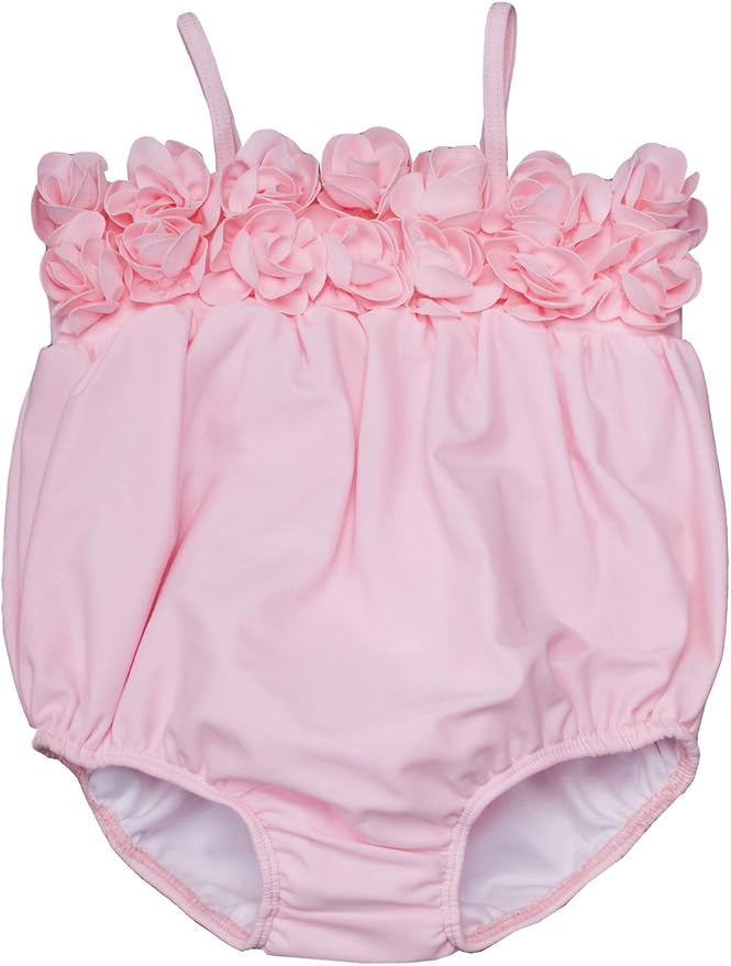 Amazon.com: Kate Mack Baby Girls' Blooming Roses Swim Bubble, Pink, 24 ...