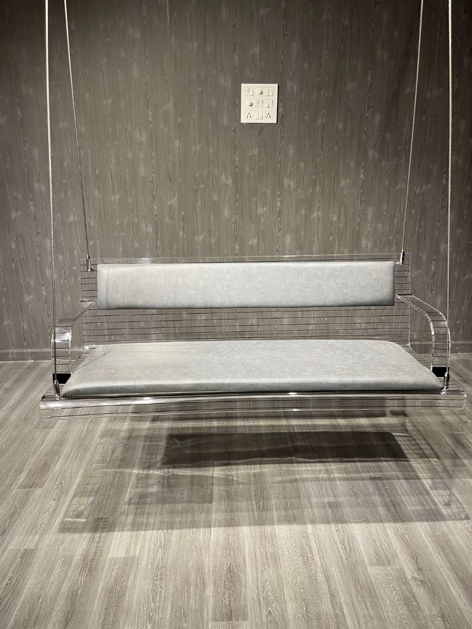 Kalaateet 4 Feet Acrylic Swing Home Indoor/Zula House Swing Acrylic ...