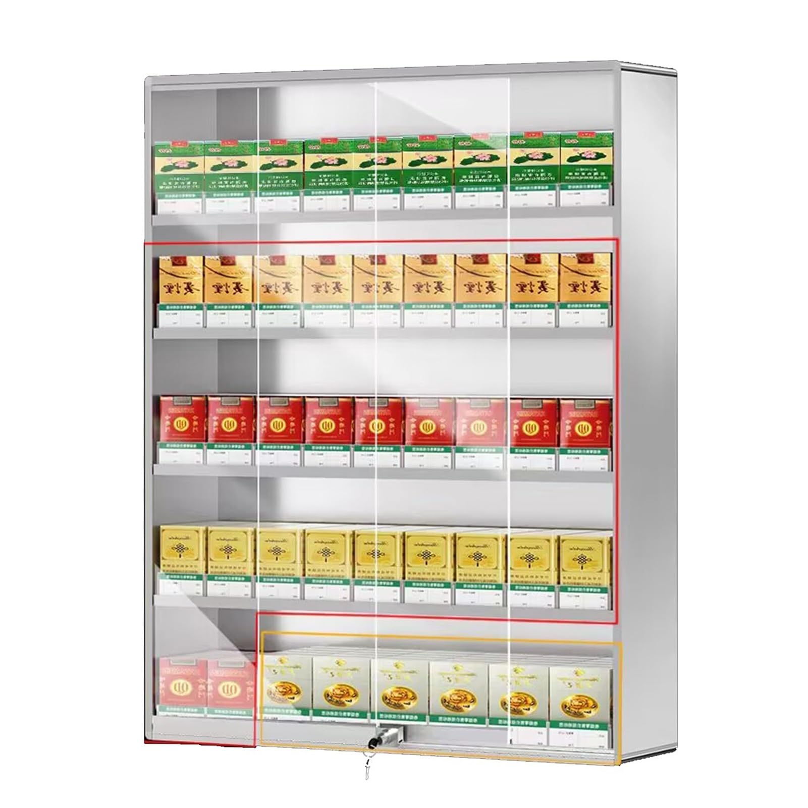 Amazon.com: Cigarette Display Rack Shelf - Wall Mounted Retail ...