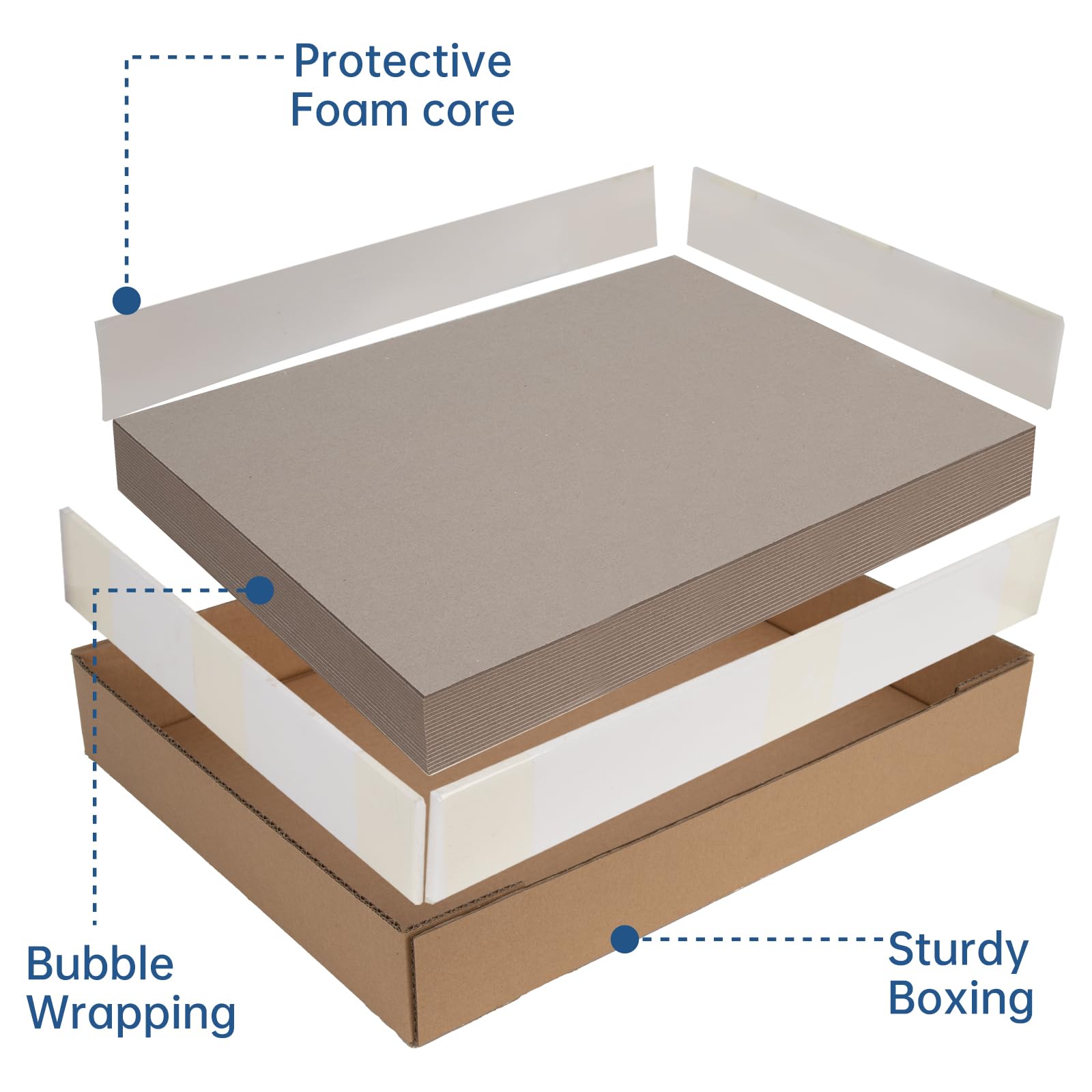 Snapklik.com : Heavy-Duty Chipboard Sheets 12 X 16 In - 80 PT