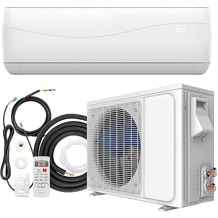 Amazon.com: DELLA 18000 BTU Wifi Enabled 19 SEER2 Cools Up to 650 Sq.Ft ...