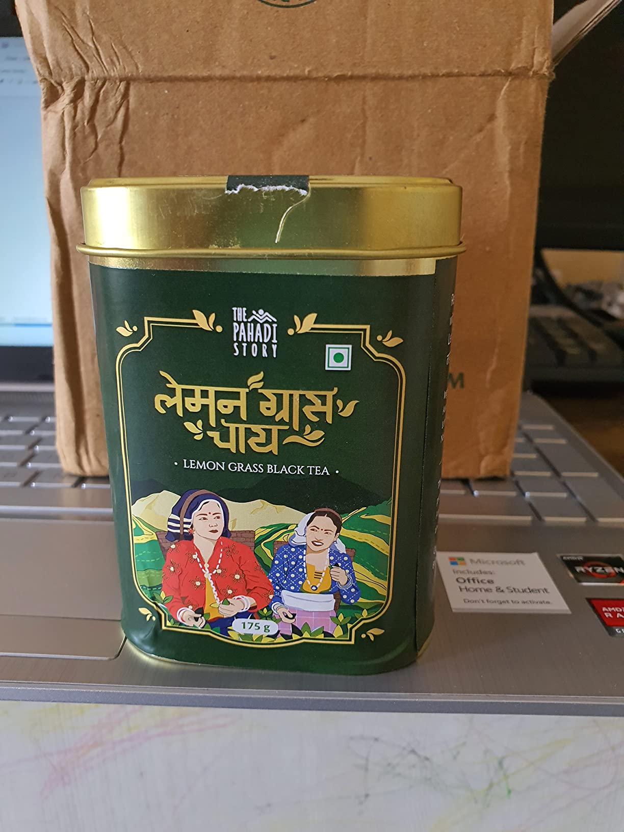 THE PAHADI STORY Lemon Grass Tea 175Gm – 100% Natural Premium Assam Tea With Lemon Grass Leaves ...