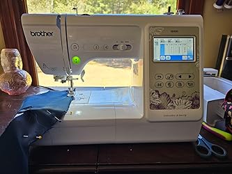 Amazon.com: Brother SE600 Sewing and Embroidery Machine, 80 Designs ...