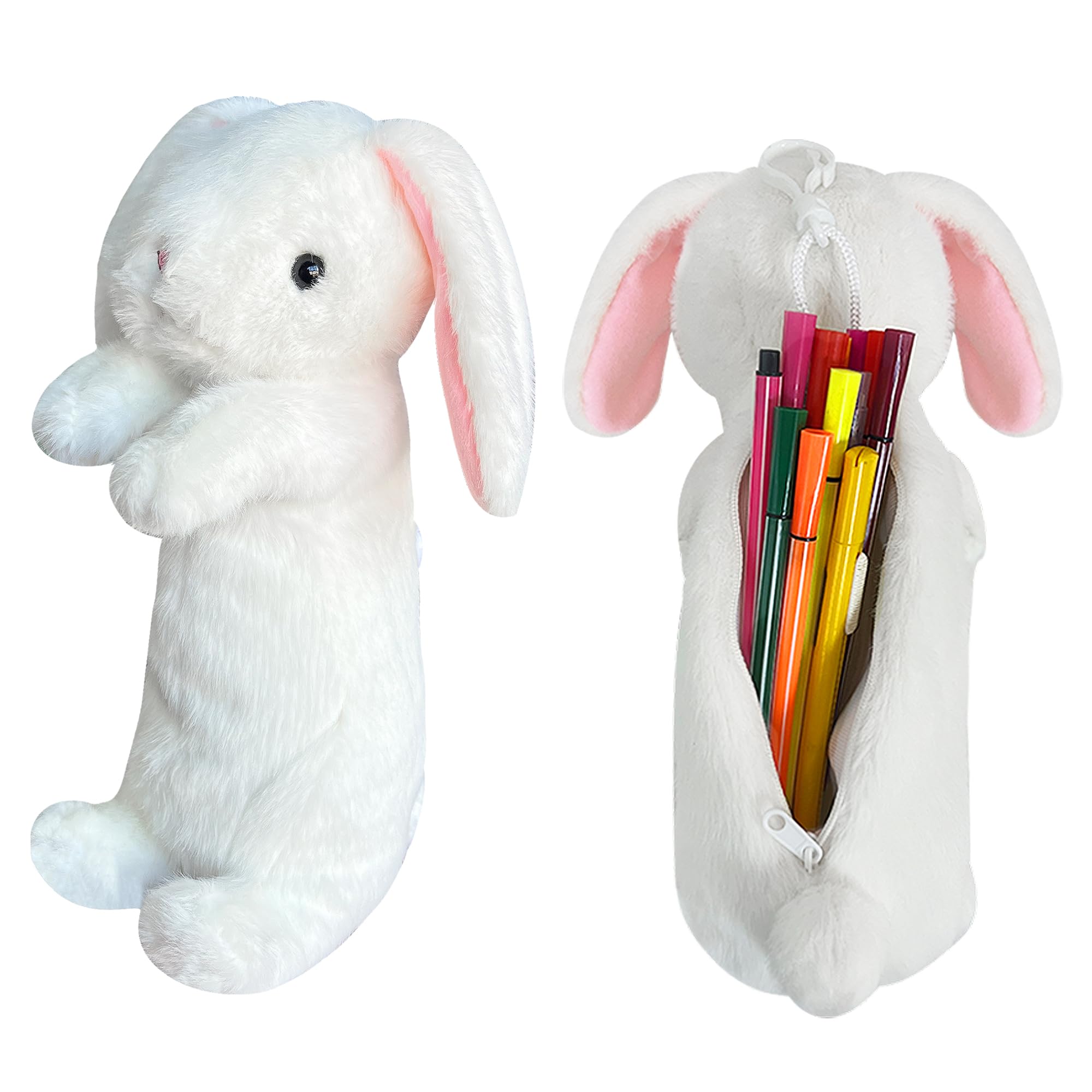 Amazon.com: Plush Pencil Case for Girls, BB FUNHOUSE 3D Plush Animal ...