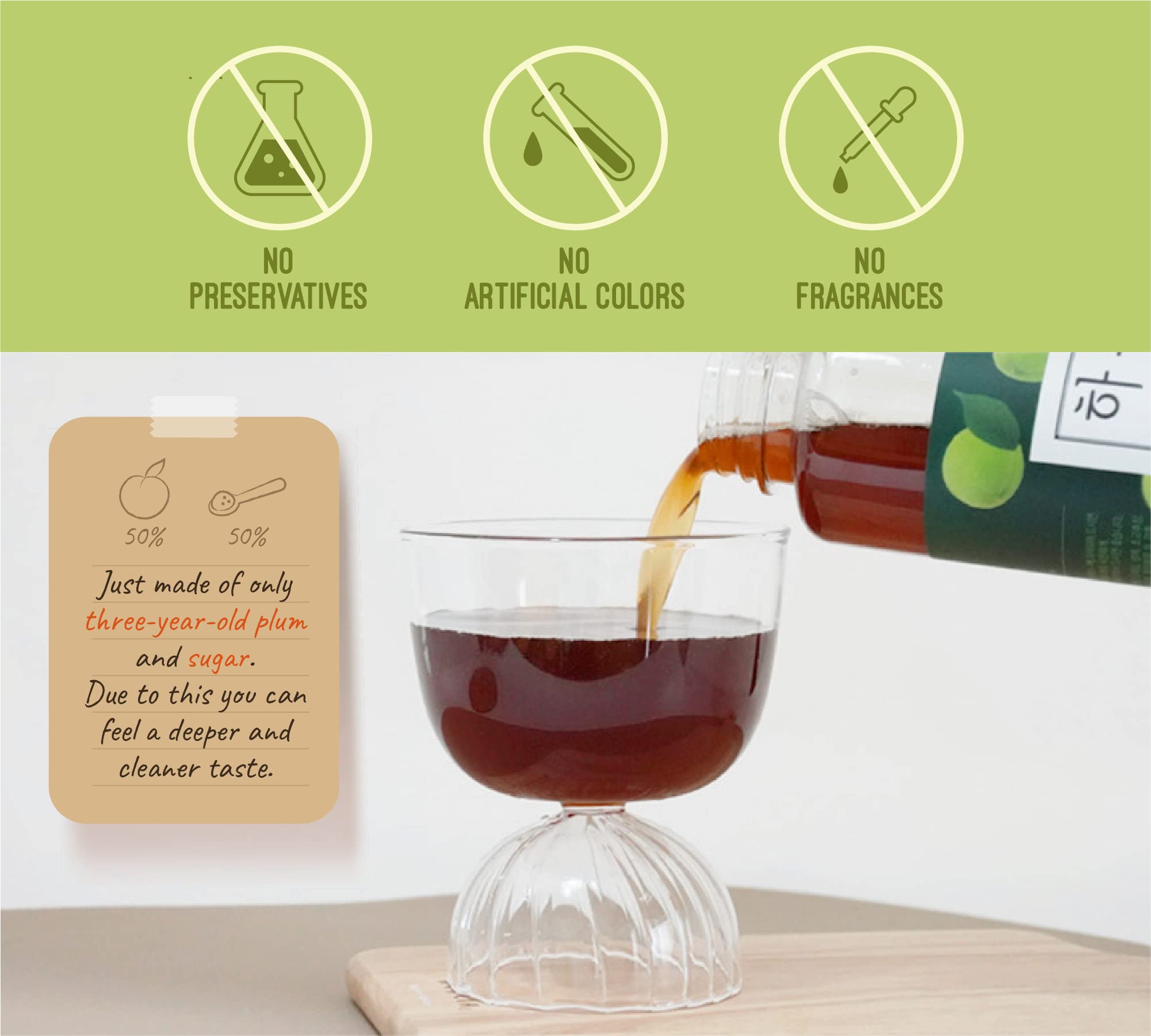 Snapklik.com : Pure Korean Handmade 3-Year Aged Plum Extract Syrup 500ml
