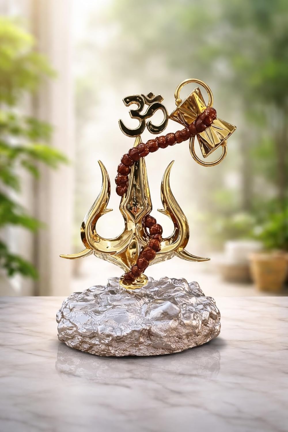 SEVLIYA TRADERS Shiv Trishul with Damru Idol | Mahadev Trishul ...