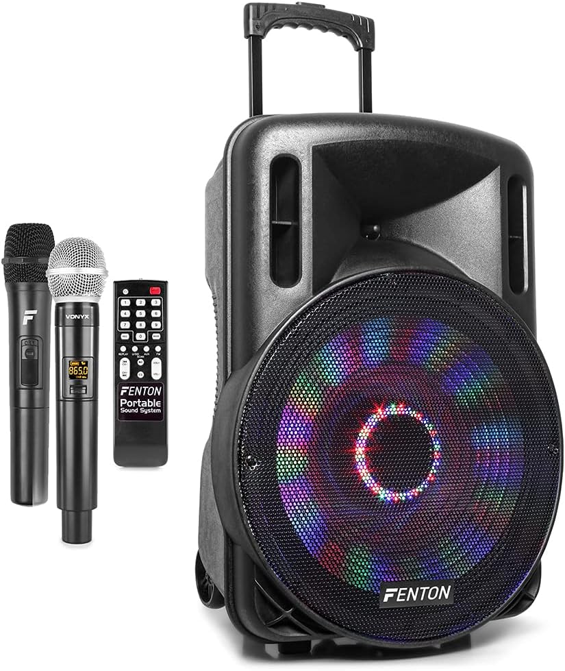 VONYX ST014 Handheld Portable PA System - Wireless Bluetooth Handheld ...