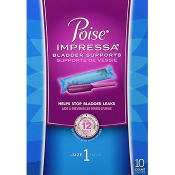 Amazon.com: Poise Impressa Bladder Supports, Size 2 - 10 ct: Health ...