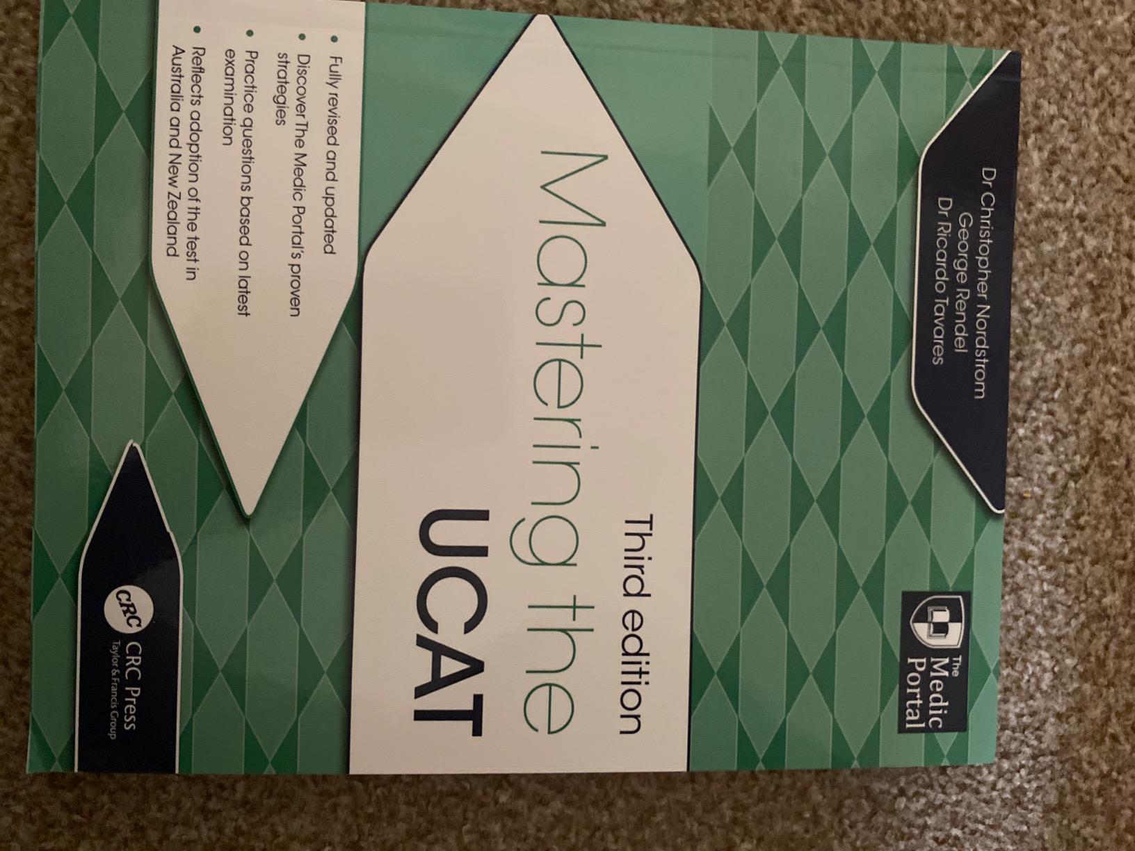 Mastering the UCAT, Third Edition : Nordstrom, Christopher, Rendel ...