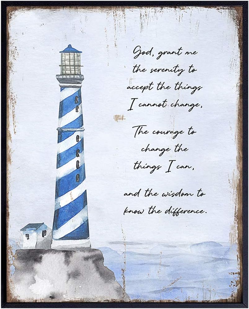 Amazon.com: Twelve Steps and Twelve Traditions Wall Art - Serenity ...