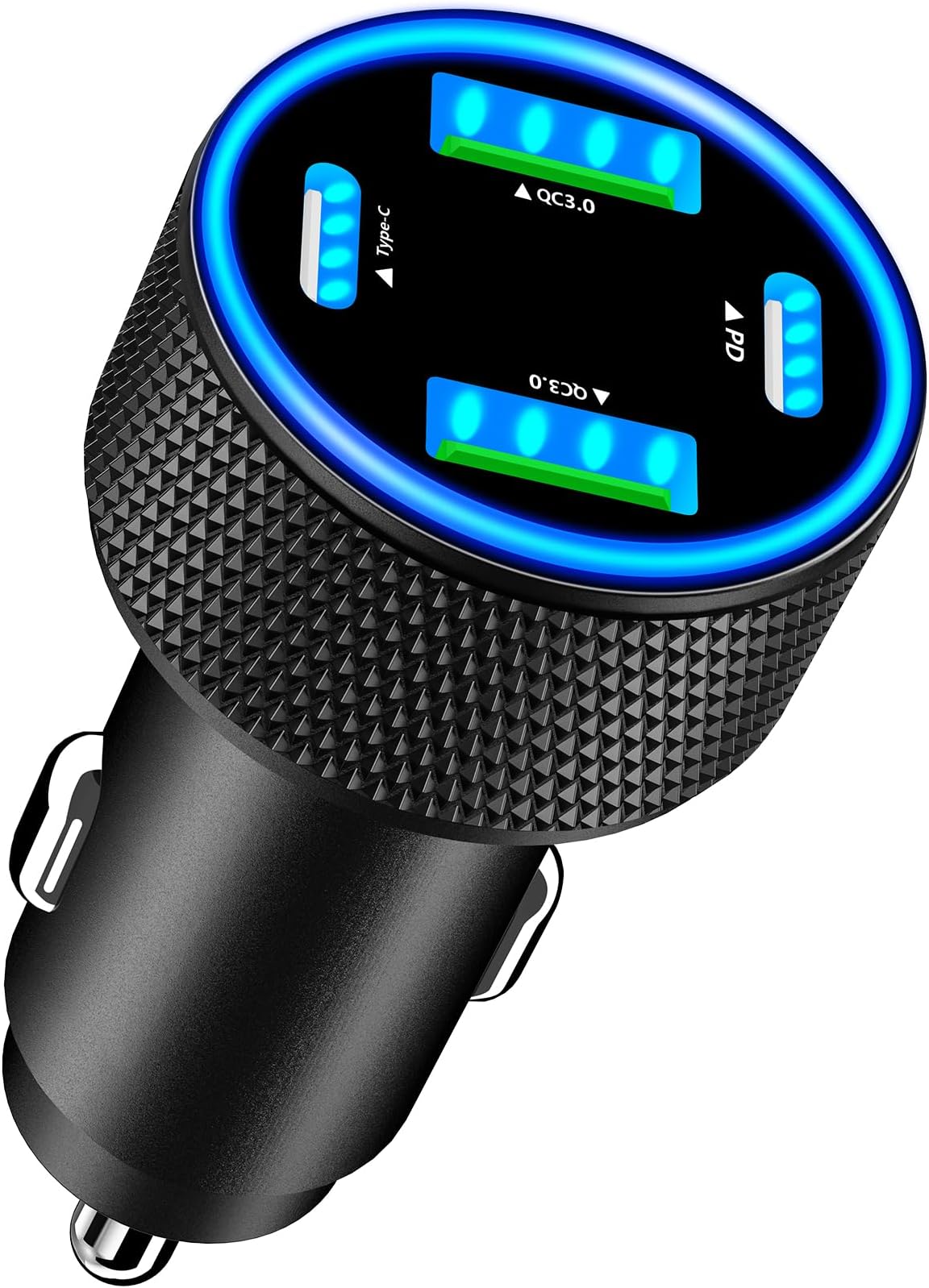 Amazon.com: 70W USB C Car Charger, Rocoren 4-Port PD Super Fast ...