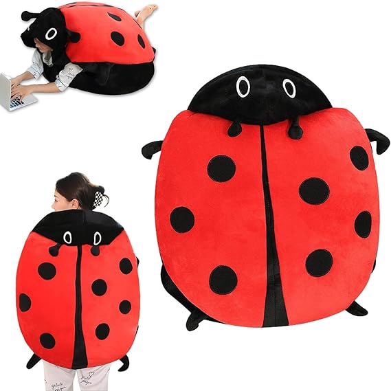 Luvvybug Wearable Plush, Giant Wearable Ladybug Pillow, Lady Bug Big ...