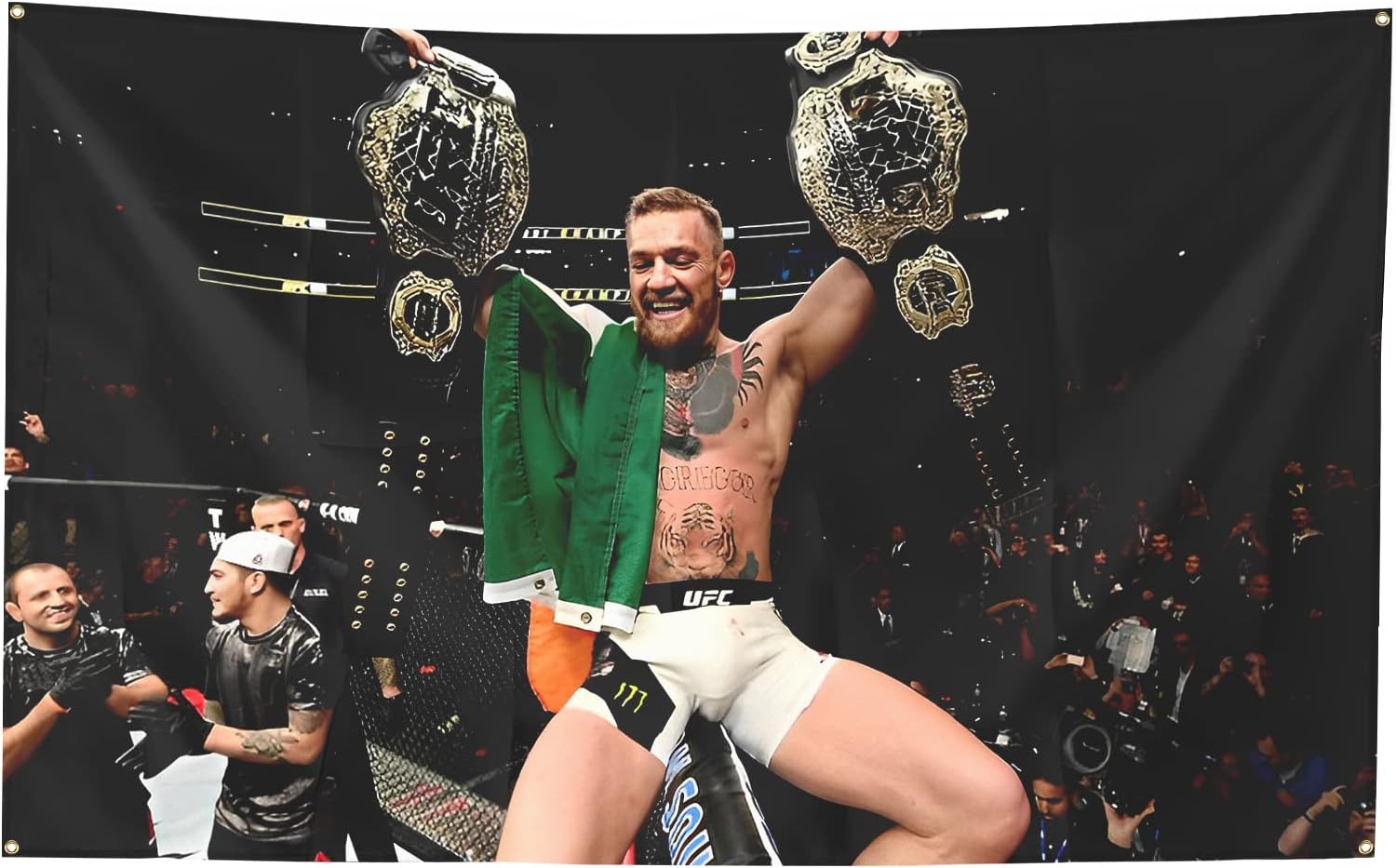 Amazon.com : Eksent Conor Boxing Banner Flag, 3x5 Ft Flags for Room ...