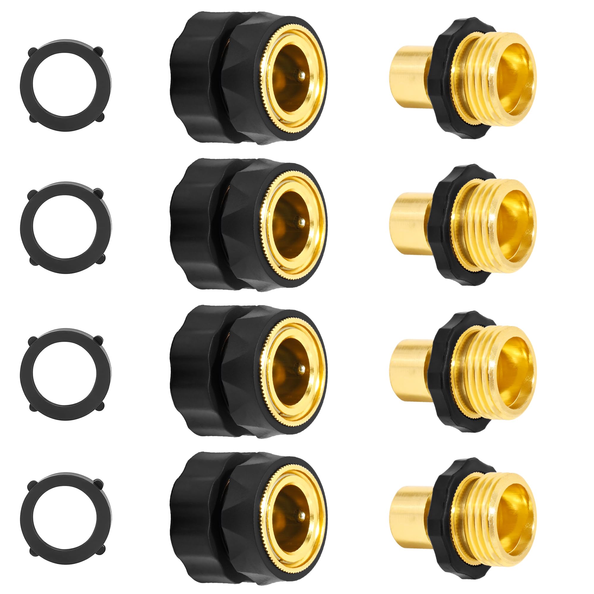 Snapklik.com : Garden Hose Quick Connect Fittings No-Leak Water Hose ...