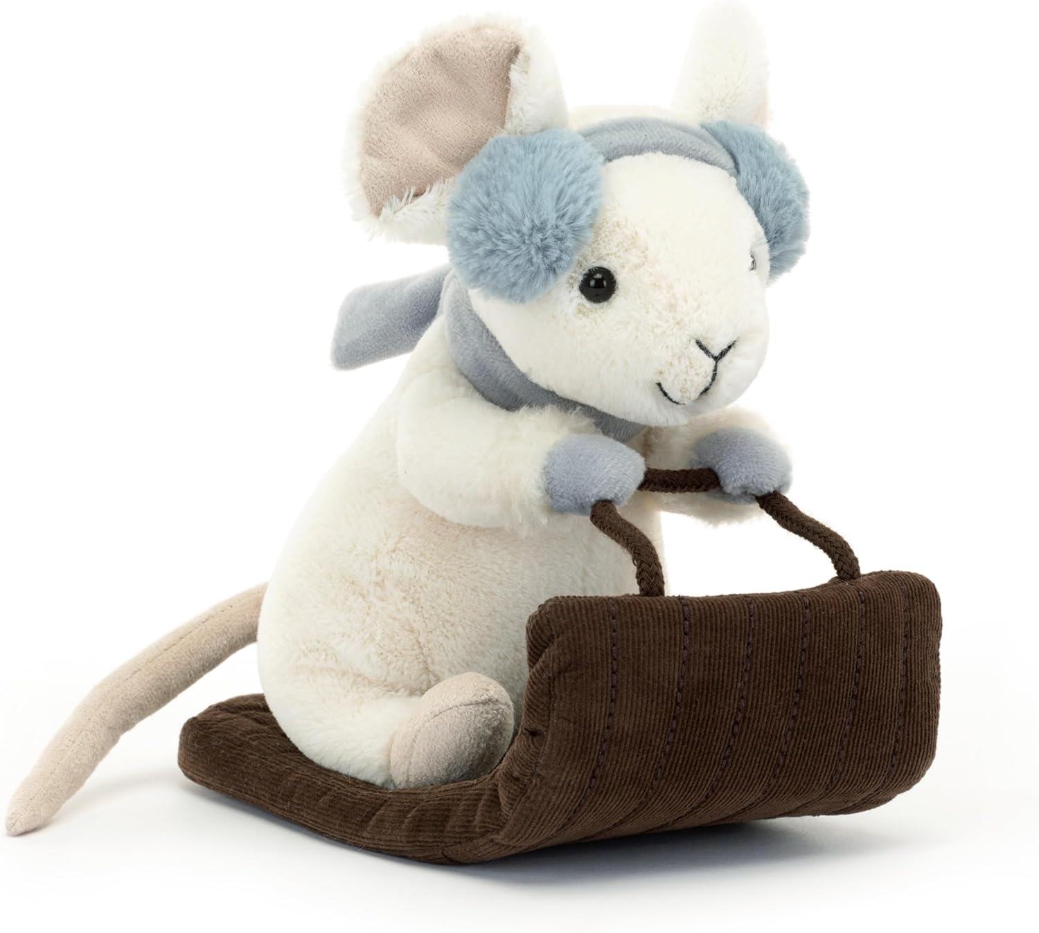 Amazon.com: Jellycat Merry Mouse Sleighing Stuffed Animal, 7 inches ...