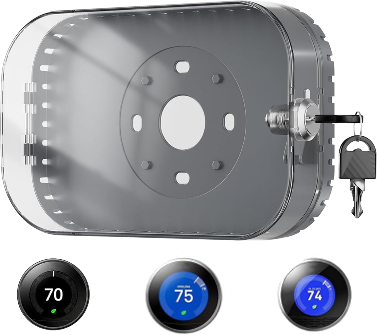 2 in 1 Thermostat Wall Plate with Lock Box and Key, Australia | Ubuy