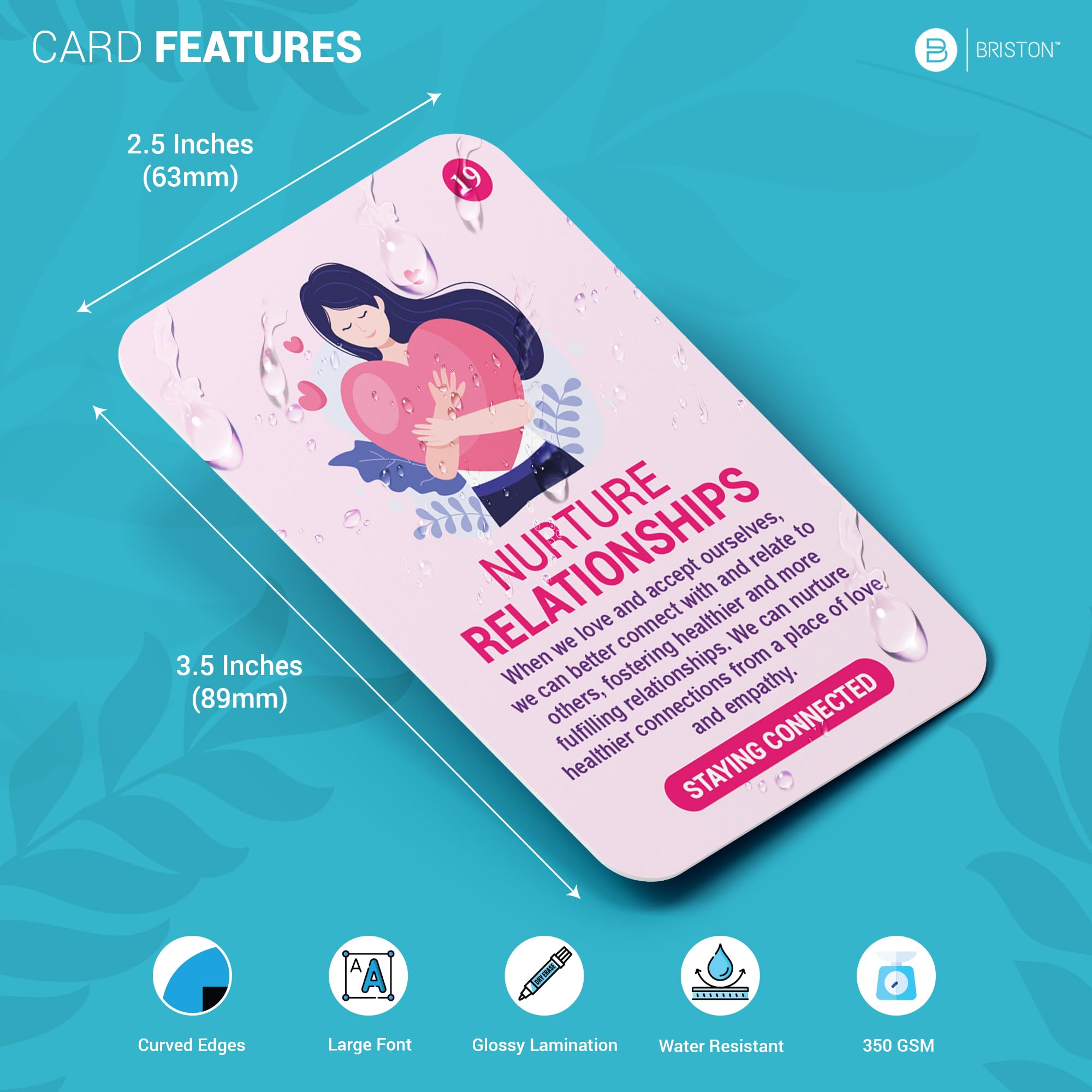 Snapklik.com : Briston Positivity Pulse Affirmation Cards For ...
