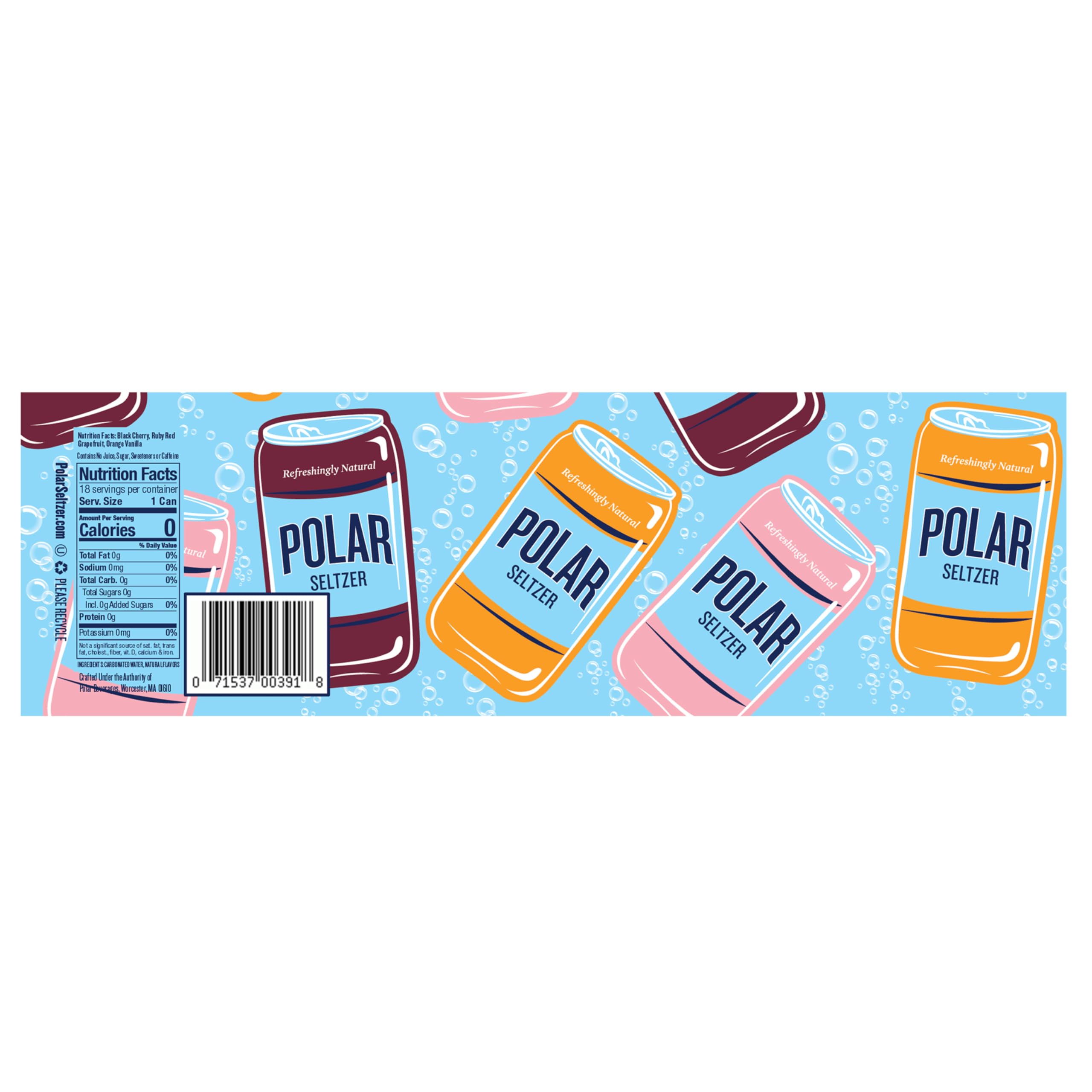 Snapklik.com : Polar Seltzer Water Crowd Pleaser Variety Pack