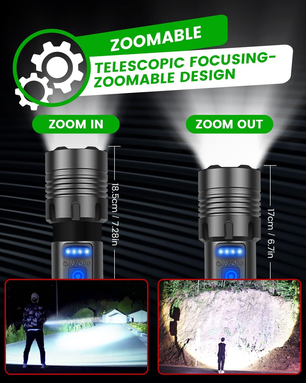 Maxesla Super Bright LED XHP70 Torch User Manual