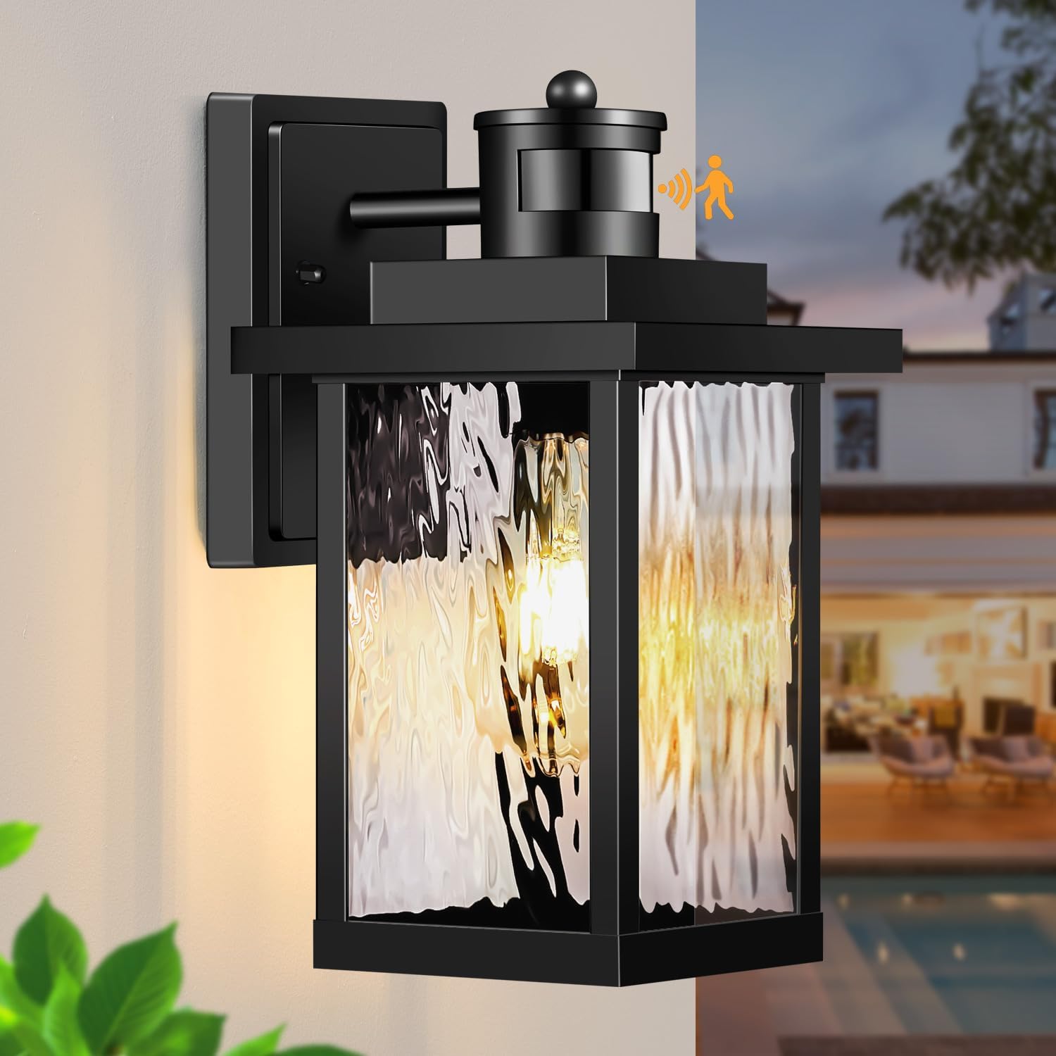 Motion Sensor Outdoor Lights, Exterior Lighting Fixtures, Dusk to Dawn ...