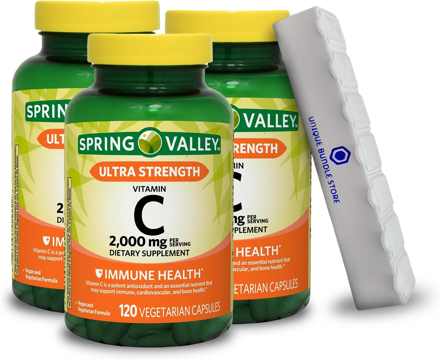 Amazon.com: Spring Valley, Vitamin C 2000mg, 120 Count Capsules, Ultra ...