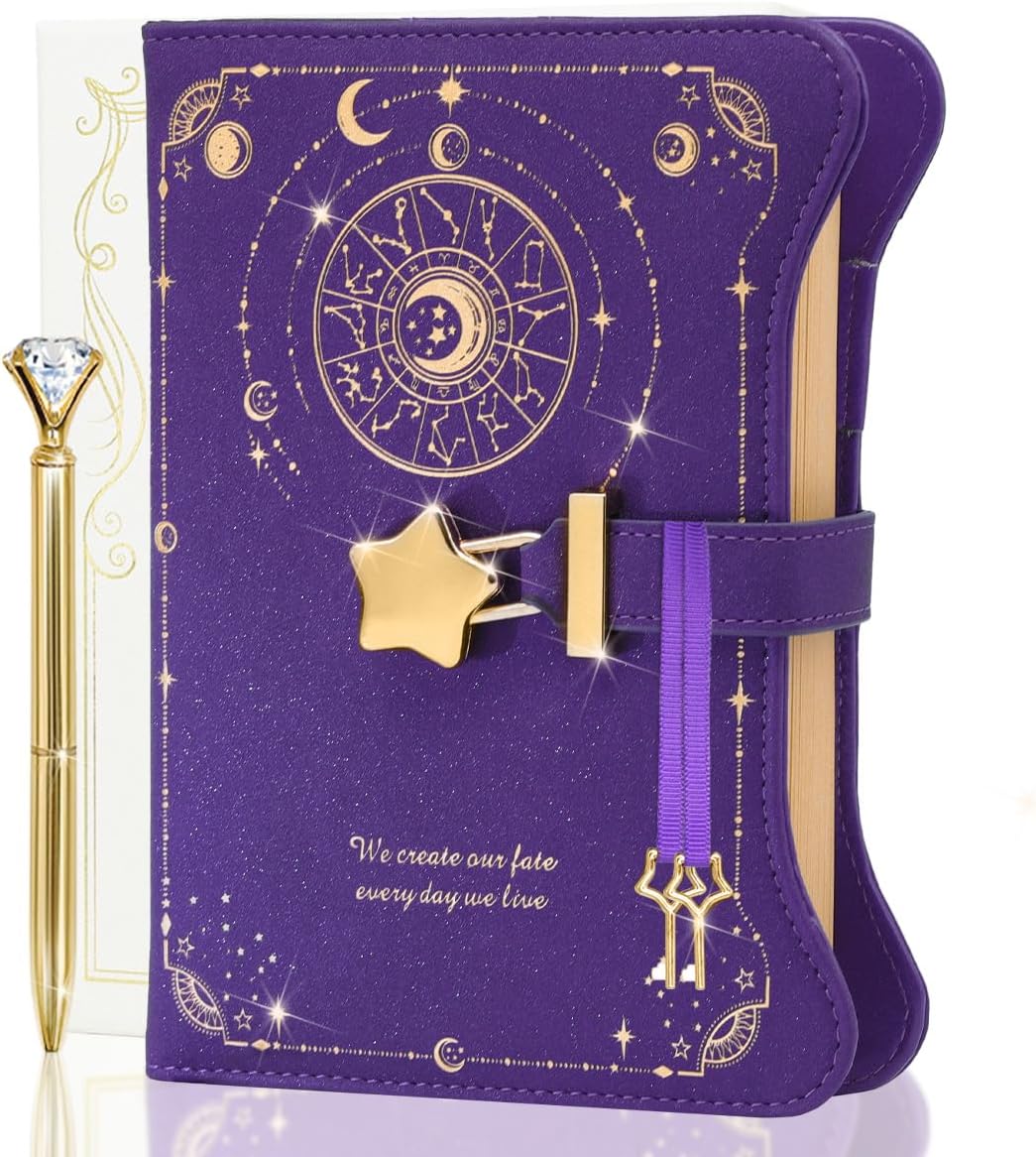 Amazon.com: MSA Official Diary with Lock Leather Diary Journal with ...