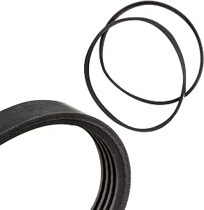 2 DRIVE BELTS CENTRAL PNEUMATIC HARBOR FREIGHT 62511 6 GAL AIR ...