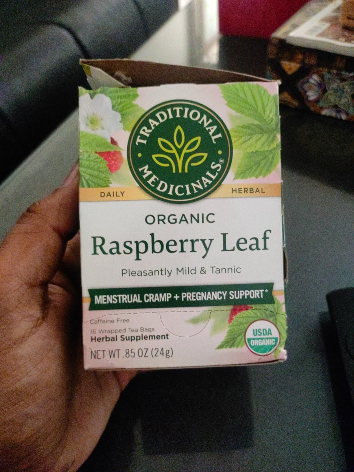 Organic Raspberry Leaf Tea, 16 Bags by Traditional Medicinals Teas ...